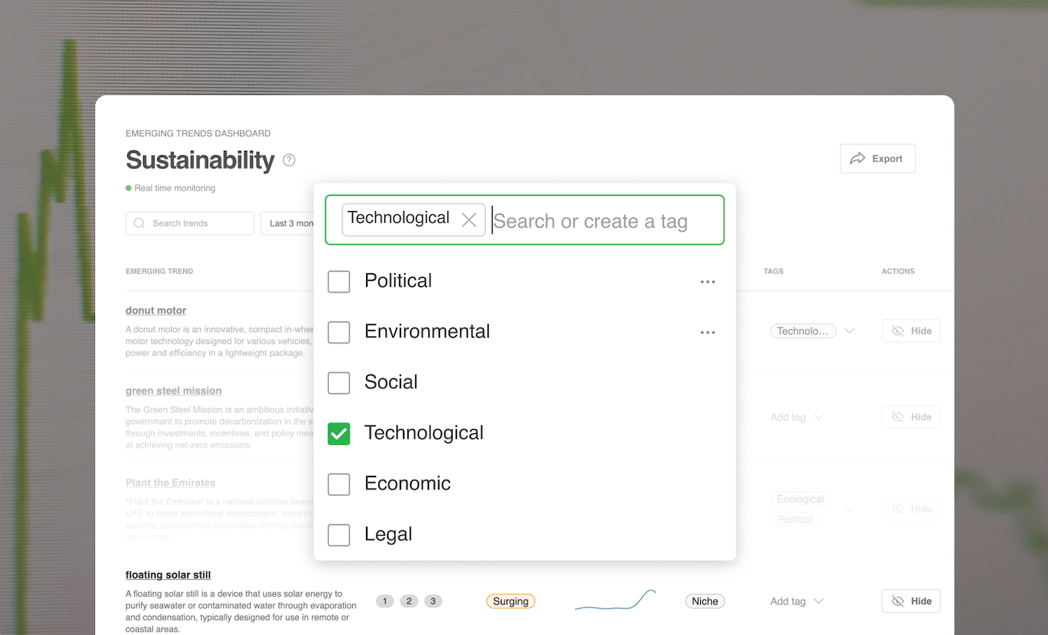How to organize, classify, and use tags in the Emerging Trends ...