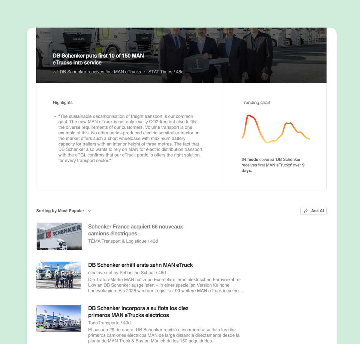 Unlock market intelligence insights in 15 languages | Feedly