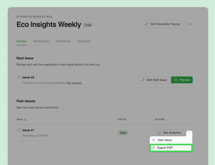 Enhanced newsletter formatting: Create professional on-brand newsletters | Feedly