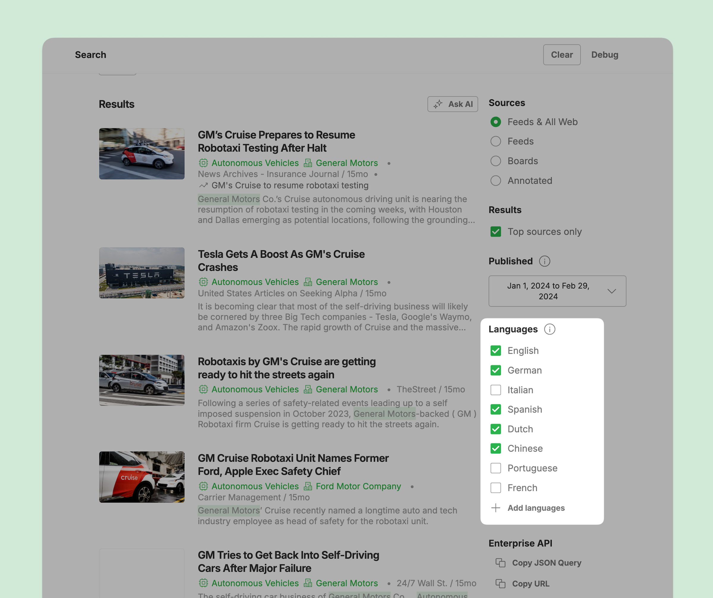 Conducting historical searches with Feedly | Feedly